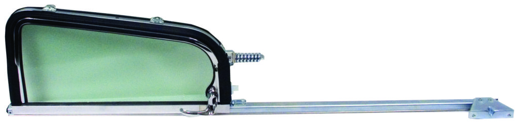 VENT WINDOW ASSEMBLY-CHROME-TINTED-LH (1955-59) - Classic Pickup Supplies