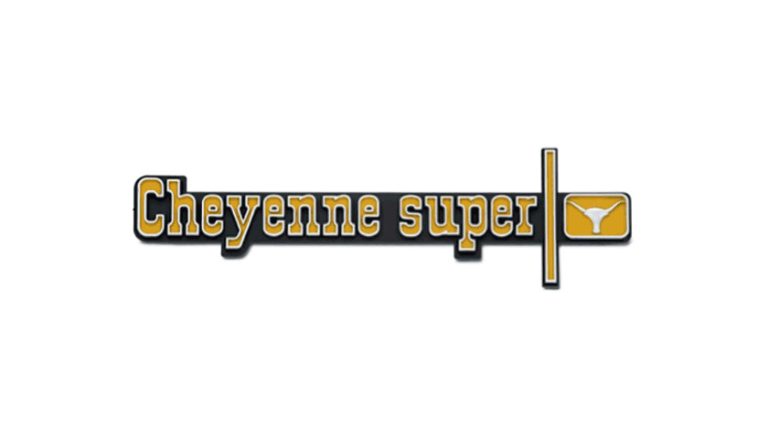 DASH EMBLEM "CHEYENNE SUPER" (1973-74) - Classic Pickup Supplies