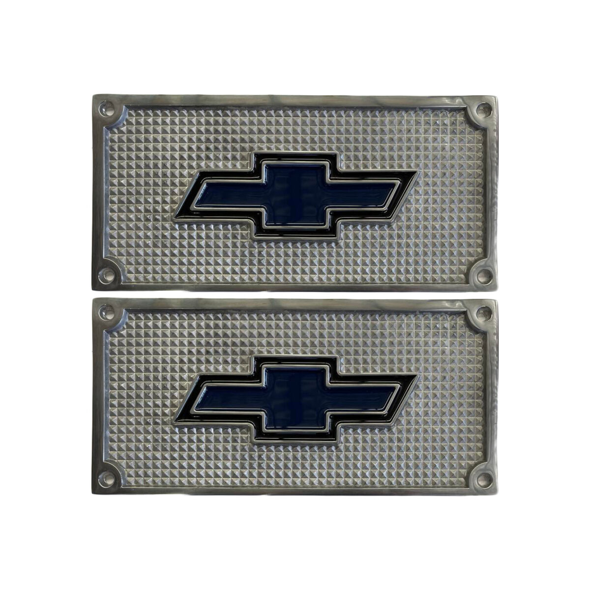 STEP PLATES-W/BOW TIE (PAIR) (UNIVERSAL) - Classic Pickup Supplies