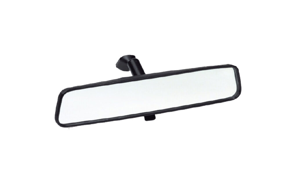 UNIVERSAL REAR VIEW MIRROR-BLACK-DAY/NIGHT-10" - Classic Pickup Supplies