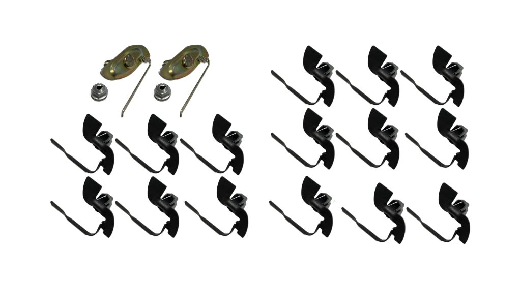 TAILGATE MOLDING CLIP KIT-UPPER/LOWER-19PC (1969-72) - Classic Pickup ...