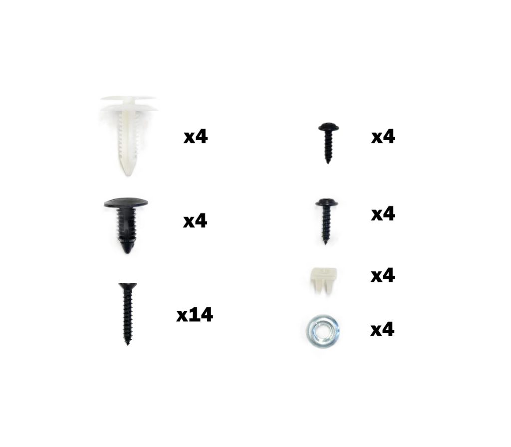 DOOR PANEL HARDWARE KIT (1973-80 REPLACEMENT) (1981-87) - Classic ...